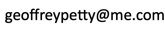 Contact - Geoff PettyGeoff Petty